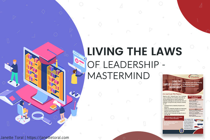 Living The Laws Of Leadership 6 Sessions Online Mastermind Janette