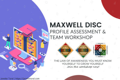 The Maxwell DISC Profile Assessment & Team Workshop - Janette Toral - E ...